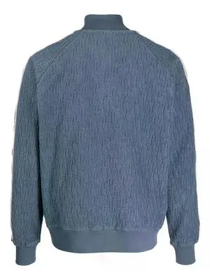 DIESEL® Stripe-sleeve Zip-up Sweatshirt