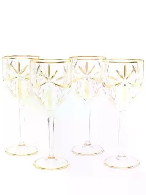 LES-OTTOMANS X Browns Murano Wine Glasses - Neutrals
