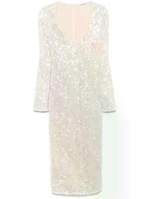 Patrizia Pepe Sequin-embellished Midi Dress