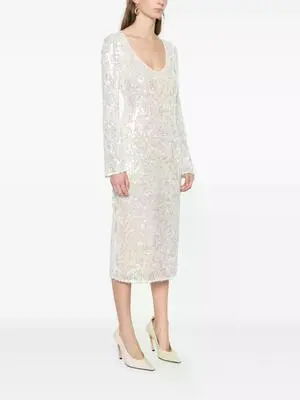 Patrizia Pepe Sequin-embellished Midi Dress