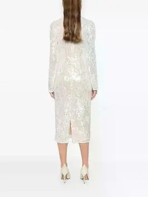 Patrizia Pepe Sequin-embellished Midi Dress