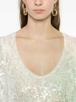 Patrizia Pepe Sequin-embellished Midi Dress