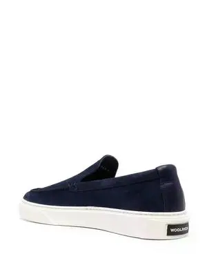 Woolrich Suede Slip-on Boat Shoes