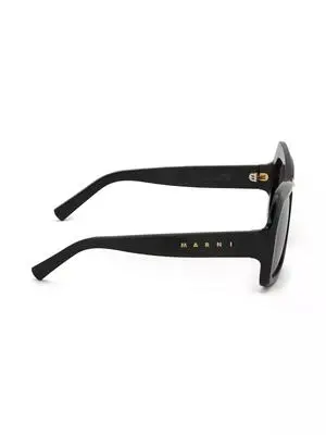 Marni Tiznit Oversize-frame Sunglasses - Black