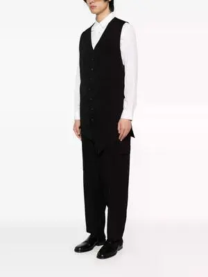 Yohji Yamamoto Asymmetric Wool Waistcoat