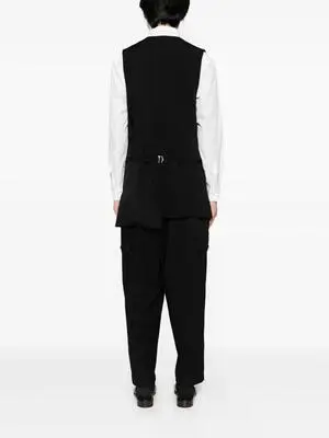 Yohji Yamamoto Asymmetric Wool Waistcoat