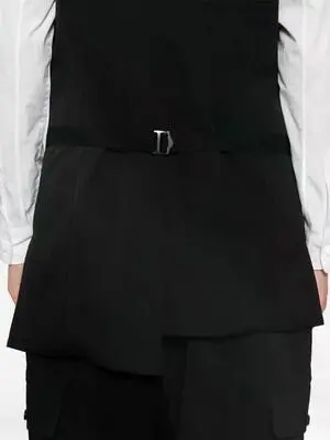 Yohji Yamamoto Asymmetric Wool Waistcoat