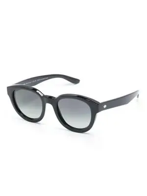 Giorgio Armani Round-frame Gradient Sunglasses