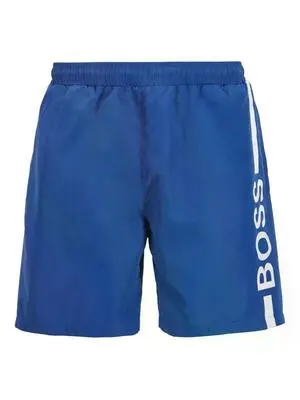 BOSS Logo Swim Shorts - Blue