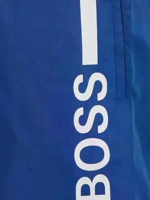 BOSS Logo Swim Shorts - Blue