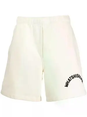 BODE Whatshisname Logo-print Cotton Track Shorts