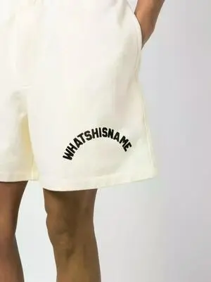 BODE Whatshisname Logo-print Cotton Track Shorts