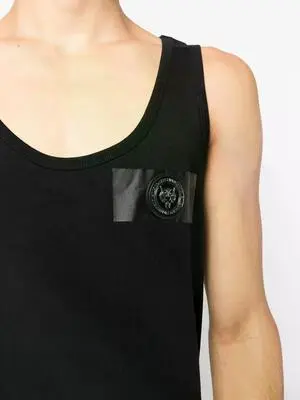 PLEIN SPORT Logo-patch Tank Top