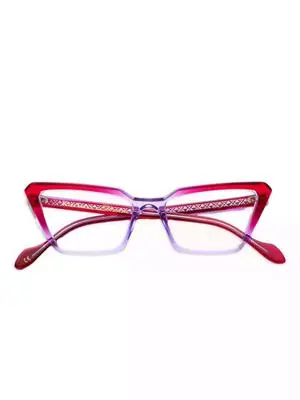 KADOR Butterfly Glasses With Protective Case - Red