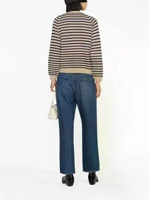 A.p.c. Lilas Striped Wool Jumper