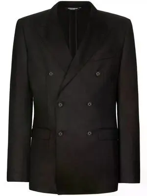 Dolce & Gabbana Double-breasted Virgin-wool Blazer