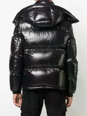 Moncler High-shine Padded Jacket - Black