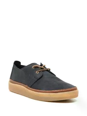 Clarks Clarkwood Nubuck Leather Sneakers