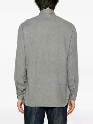 BARBA NAPOLI Check-print Cotton Shirt