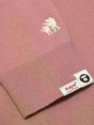 AAPE BY *A BATHING APE Embroidered-logo Sweater