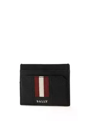 Bally Striped Leather Cardholder