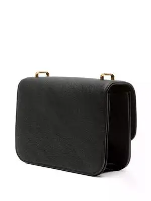Tory Burch Logo-plaque Leather Crossbody Bag - Black