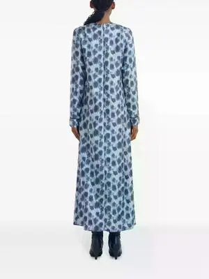 Marni All-over Print Silk Dress