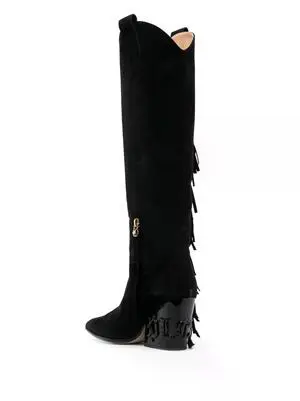 Philipp Plein Calf-leather Cowboy Boots