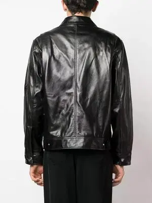 Helmut Lang Zip-up Leather Jacket