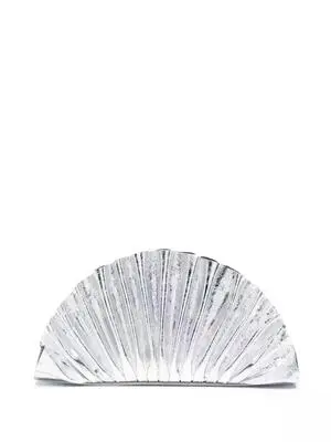 Cult Gaia Nala Mini Clutch Bag - Silver