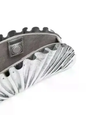 Cult Gaia Nala Mini Clutch Bag - Silver