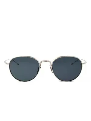 Thom Browne Round-Frame Sunglasses Silver
