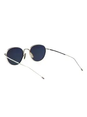 Thom Browne Round-frame Sunglasses - Silver