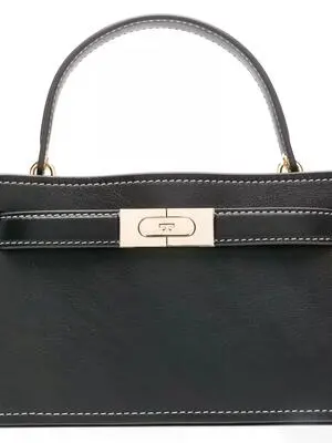 Tory Burch Small Lee Radziwill Tote - Black