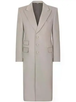 Dolce & Gabbana Single-breasted Cashmere Coat
