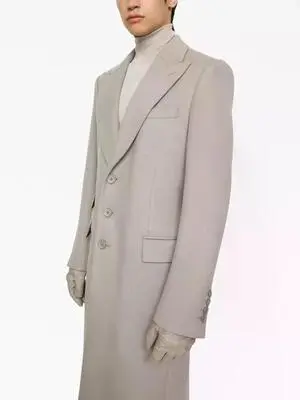 Dolce & Gabbana Single-breasted Cashmere Coat