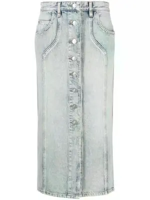 MARANT ETOILE Vandy Midi Denim Skirt