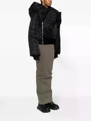 Rick Owens Doll Asymmetric Padded Bomber Jacket
