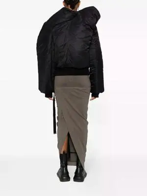 Rick Owens Doll Asymmetric Padded Bomber Jacket