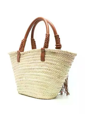Alanui Icon Palm Leaf Raffia Tote Bag