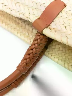 Alanui Icon Palm Leaf Raffia Tote Bag