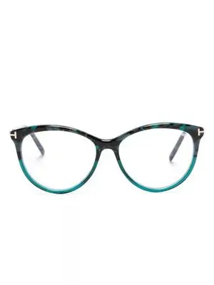TOM FORD Cat-eye Frame Glasses - Blue
