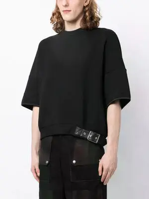 Random Identities Buckle-detailed Cotton T-shirt