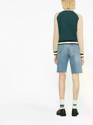 Palm Angels Cropped Bomber Jacket