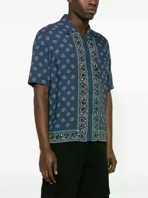 Palm Angels Paisley-print Bowling Shirt