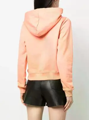 DIESEL® Logo-patch Drawstring Hoodie - Orange