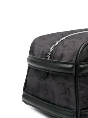 Alexander McQueen Cross-strap Logo-print Wash Bag