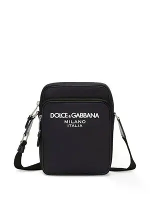 Dolce & Gabbana Logo-lettering Cross Body Bag - Blue
