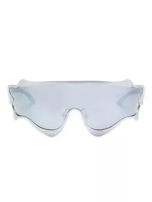 Henrik Vibskov Octane Shield-frame Sunglasses - Silver