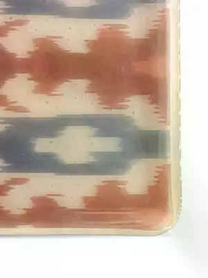 LES-OTTOMANS Ikat Handmade Tray - Multicolour